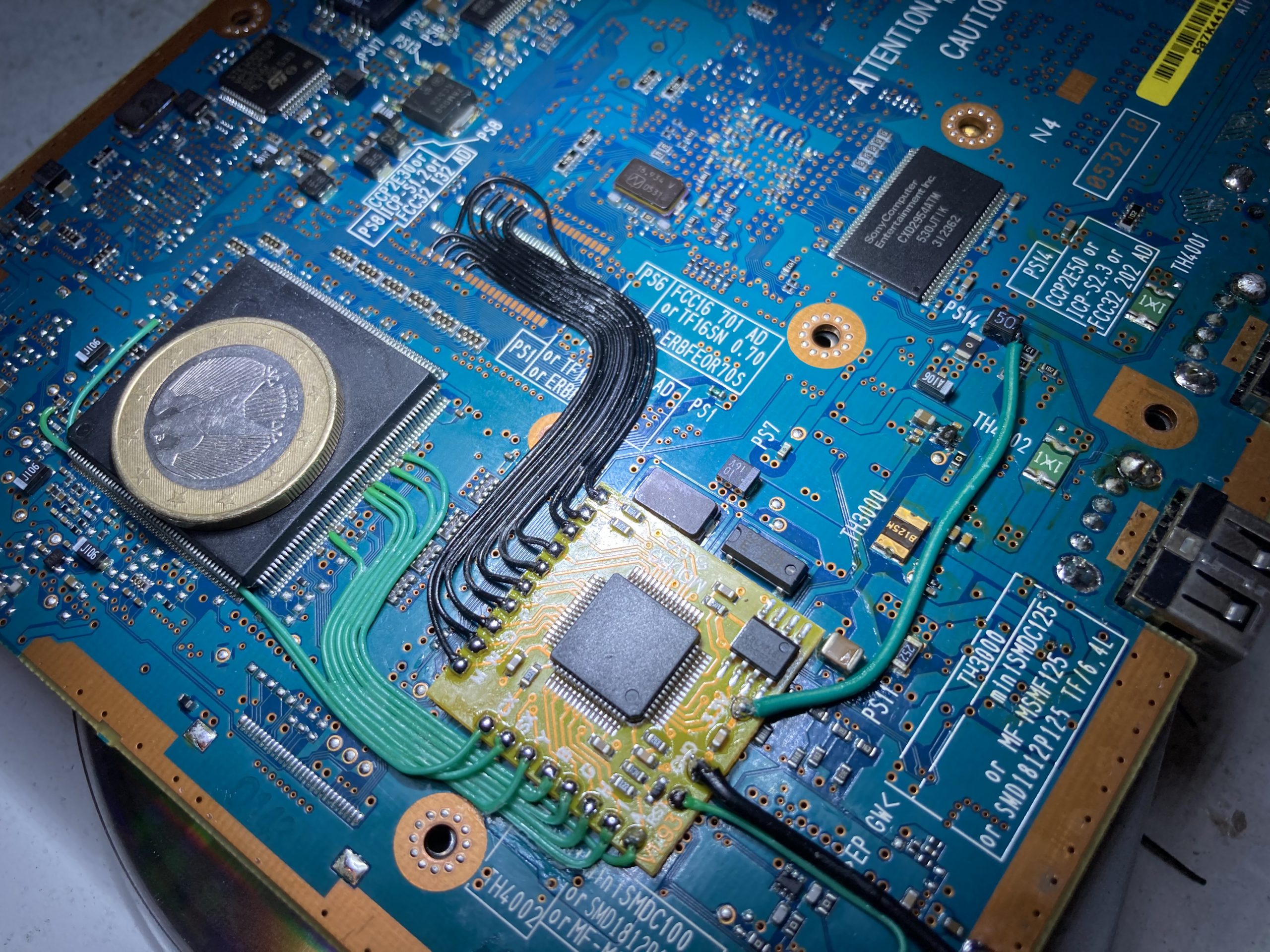 Playstation 2 – SCPH700xx V13 | Modbo installation diagram - Gusse console