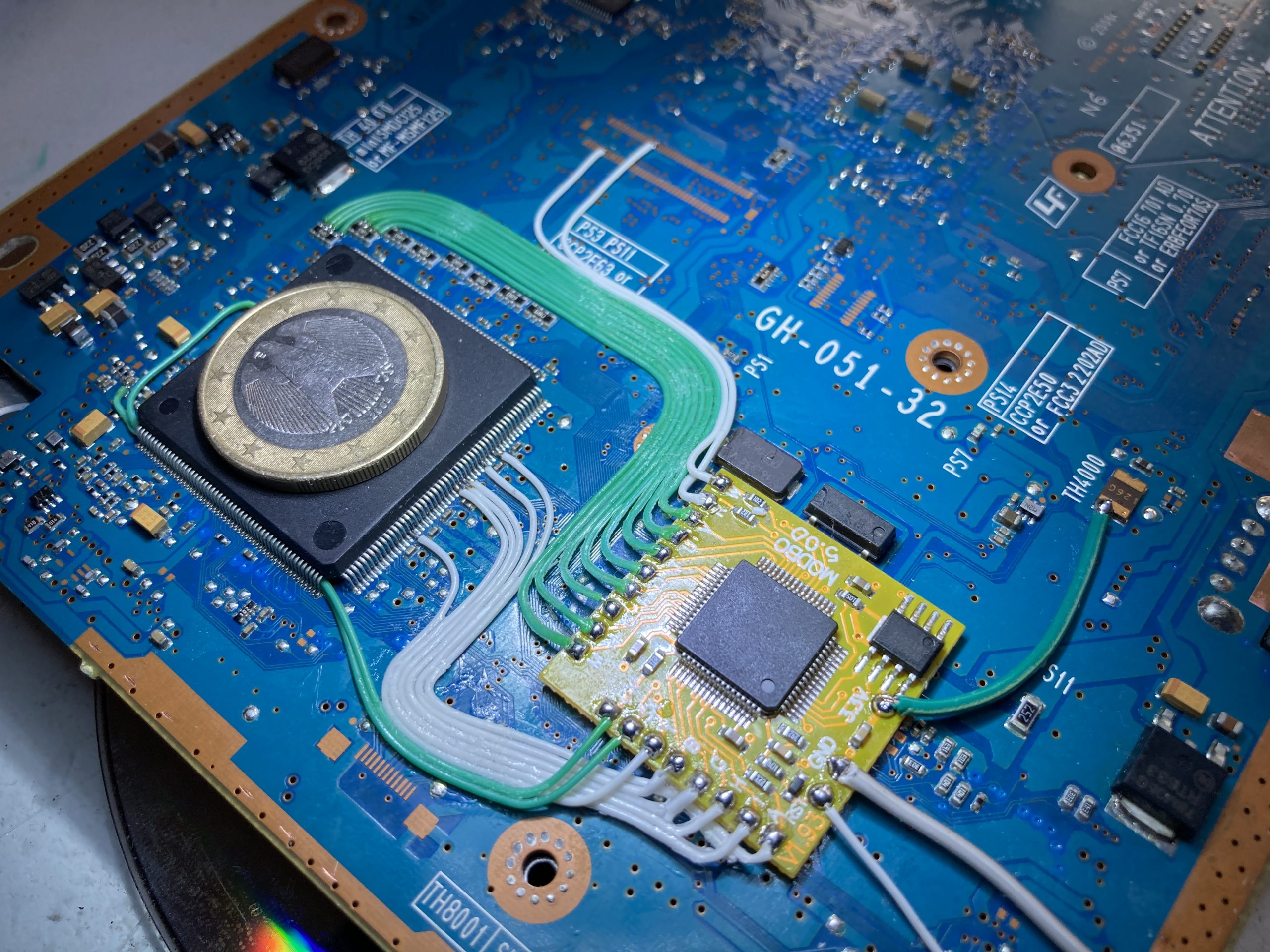 Playstation 2 – SCPH770xx V15 | Modbo installation diagram - Gusse console