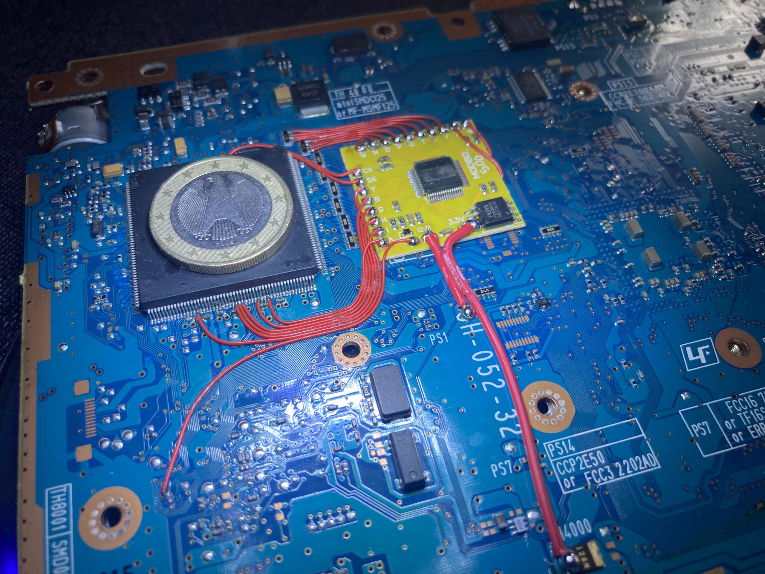 Playstation 2 – SCPH770xx V15 | Modbo installation diagram - Gusse console