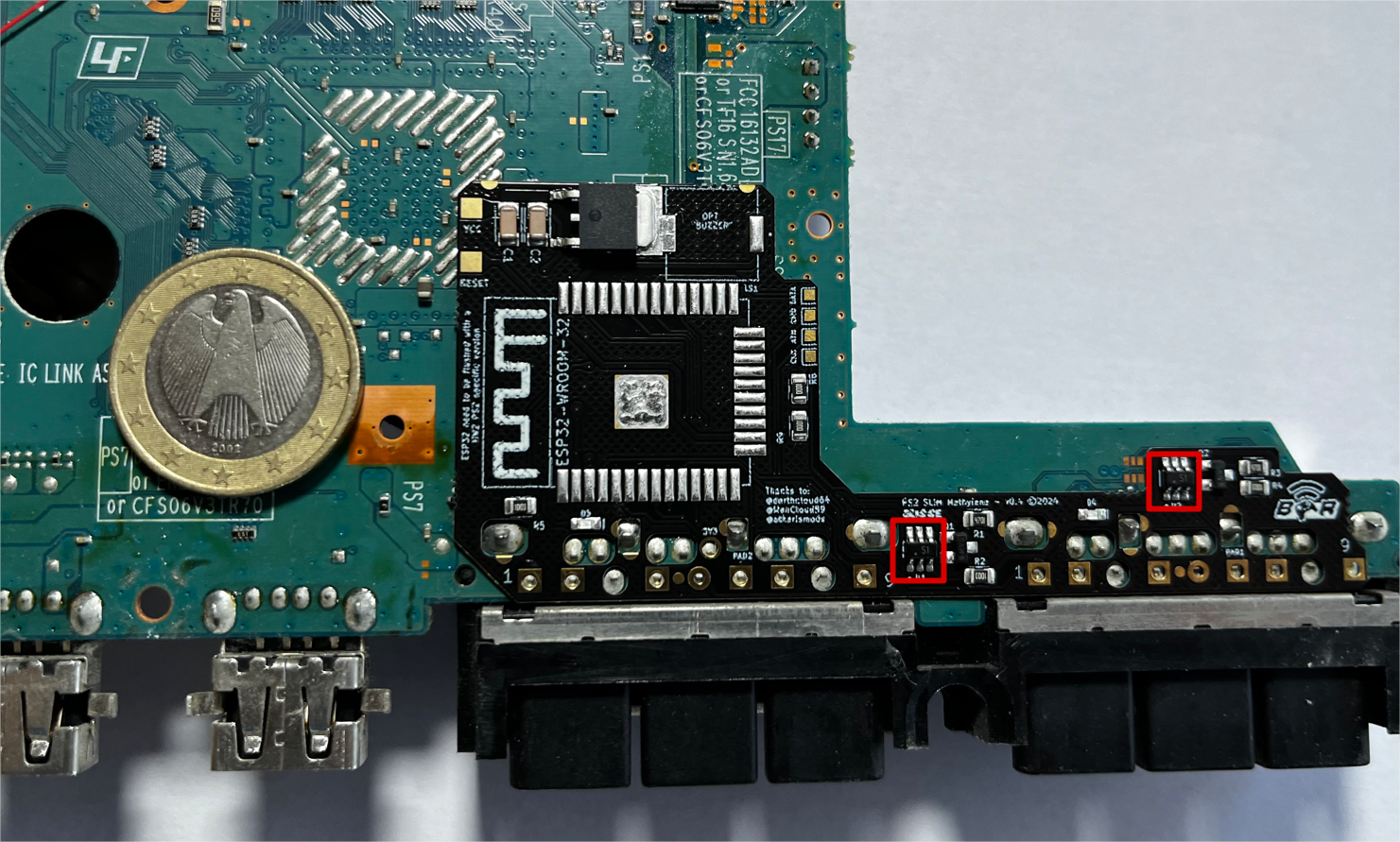 PS2 SLiM Methylene hardware installation and usage - Gusse console